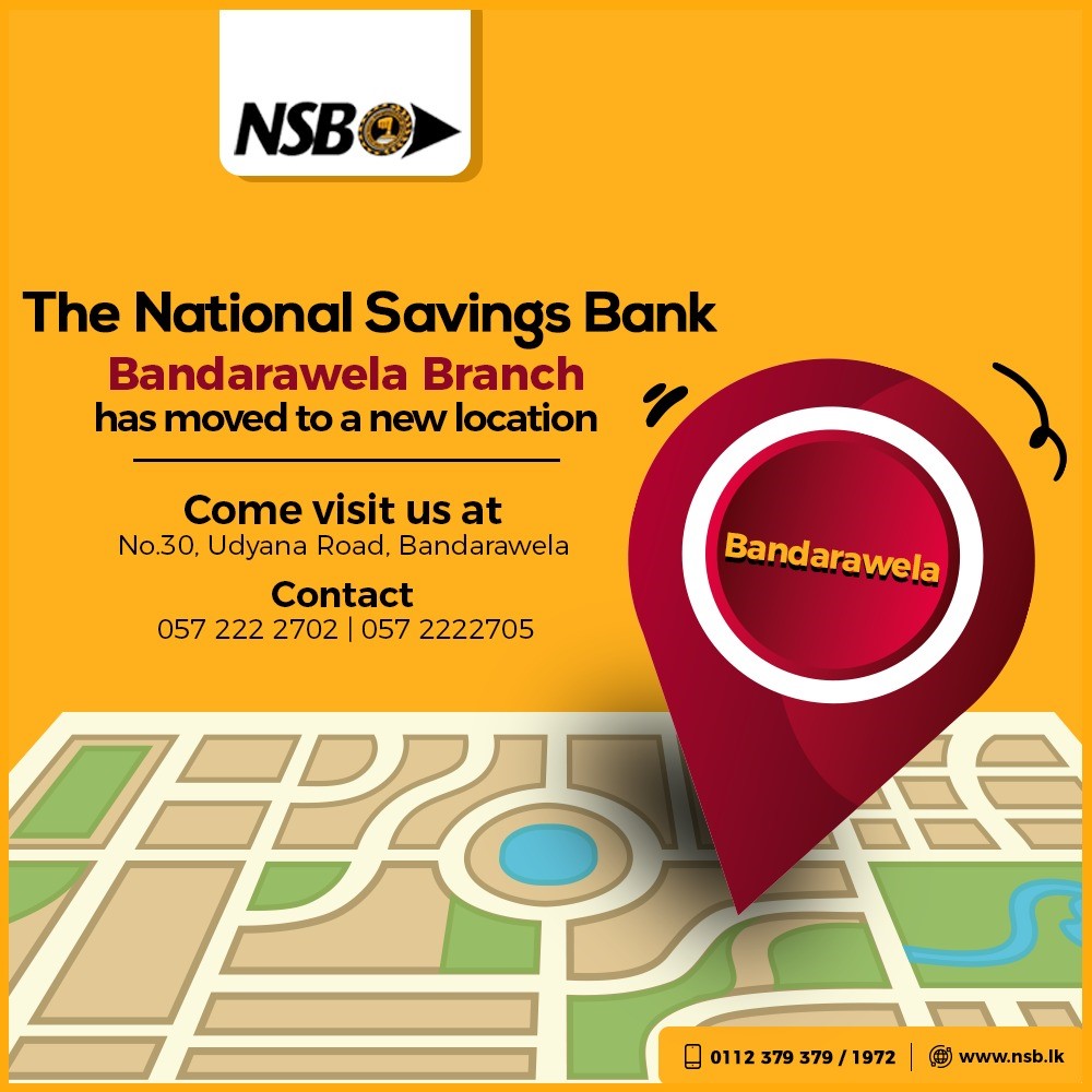 Relocation of NSB Bandarawela branch | National Savings Bank